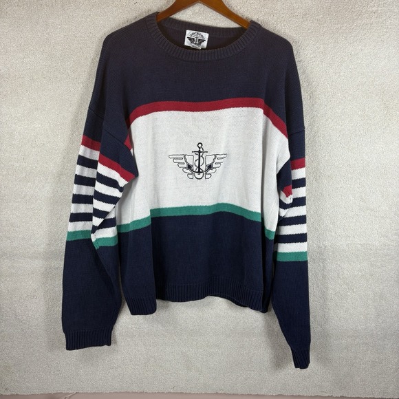 Dockers | Sweaters | Mens Xl Sweater Vintage Dockers Naval Sailing ...